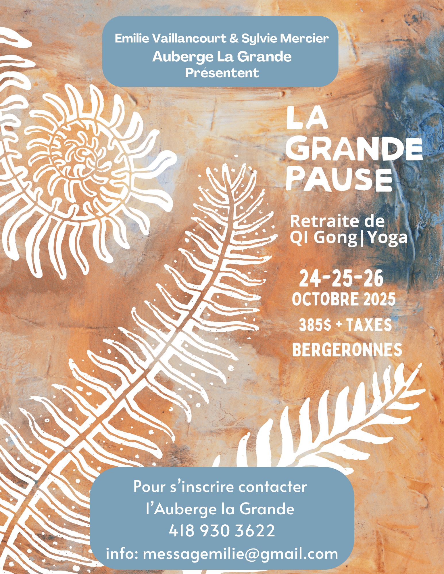 Grande Pause: retraite de yoga et Qi Gong | Retraites de Yoga